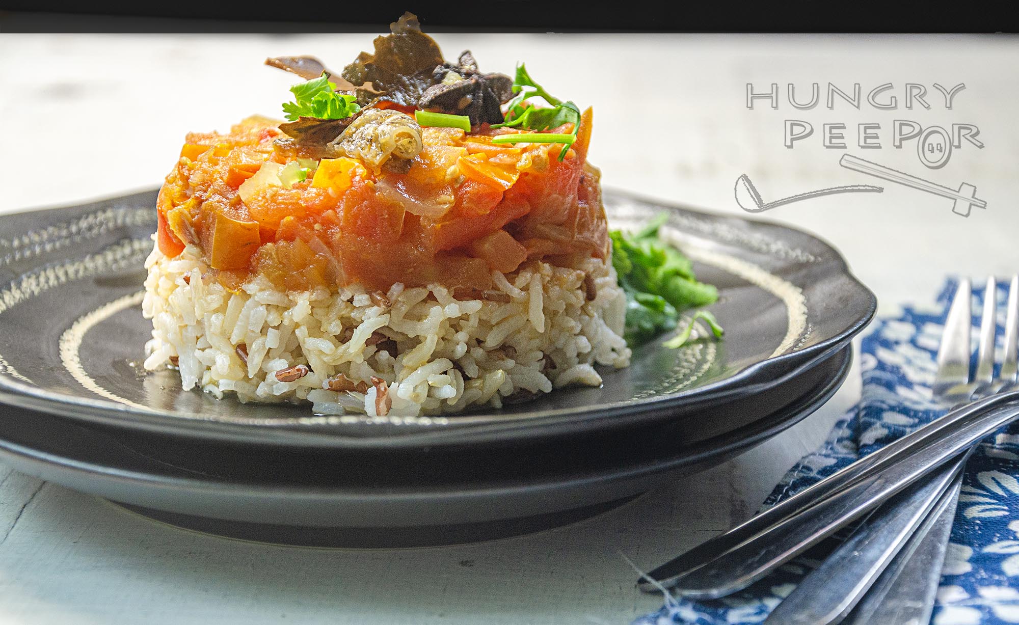 A Fusion Take On A Creole Dish Of Salted Fish Rougaille - Hungry ...